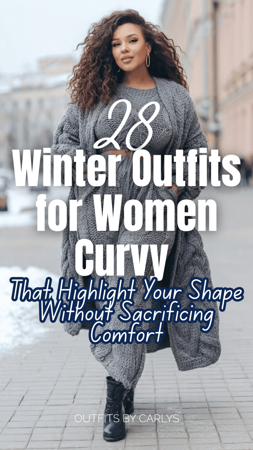 28 Winter Outfits for Women Curvy That Highlight Your Shape Without ...
