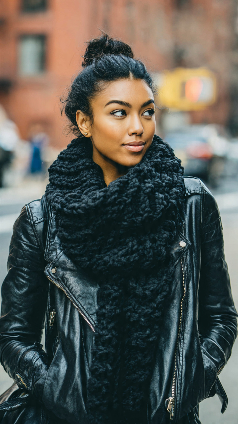 25 Winter Outfit Ideas With Colorful Scarves That Instantly Elevate ...